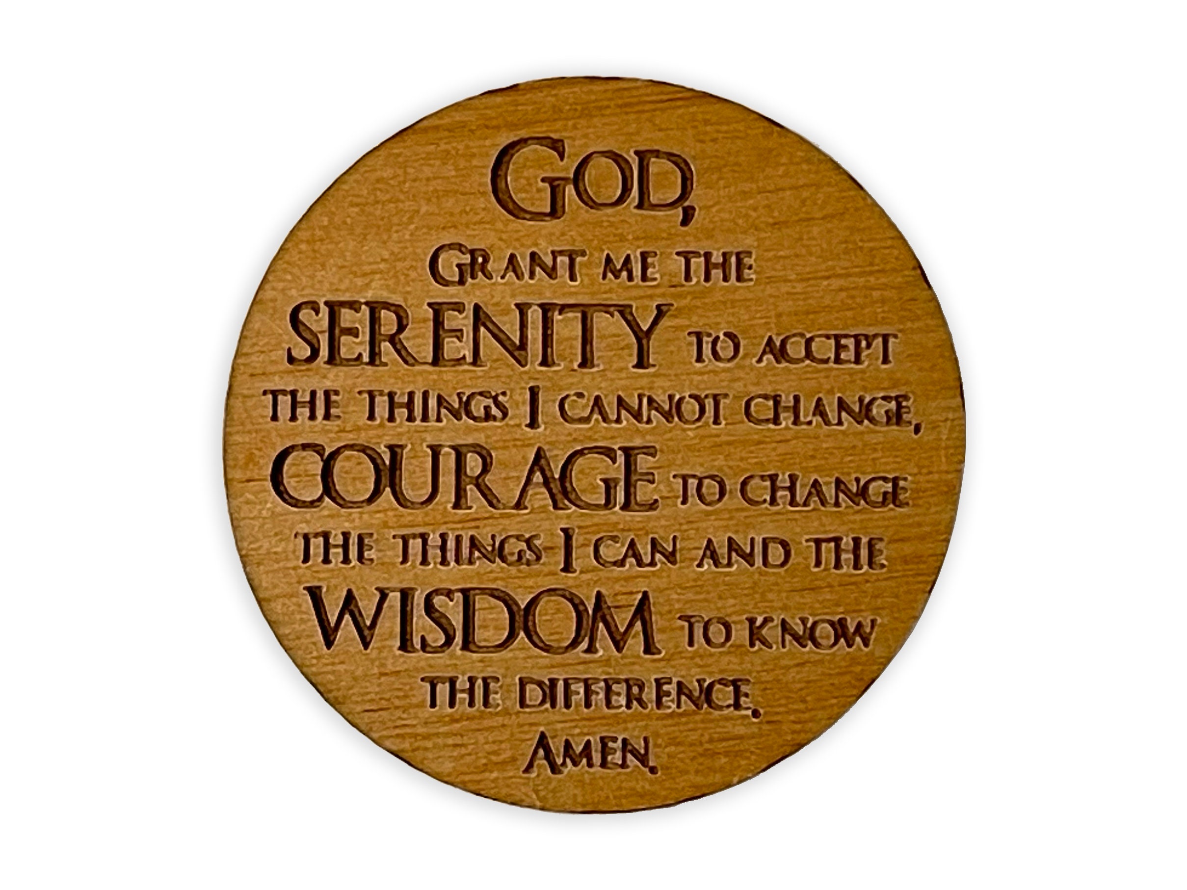 Personalized MA Medallion. Wooden Marijuana Anonymous - Etsy