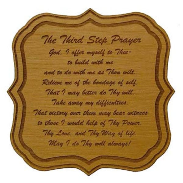 Third Step Prayer - Etsy