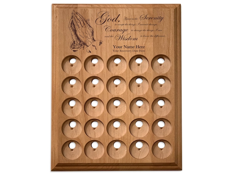 Recovery Medallion Holder Display Plaque for 25 Coins - Etsy New Zealand