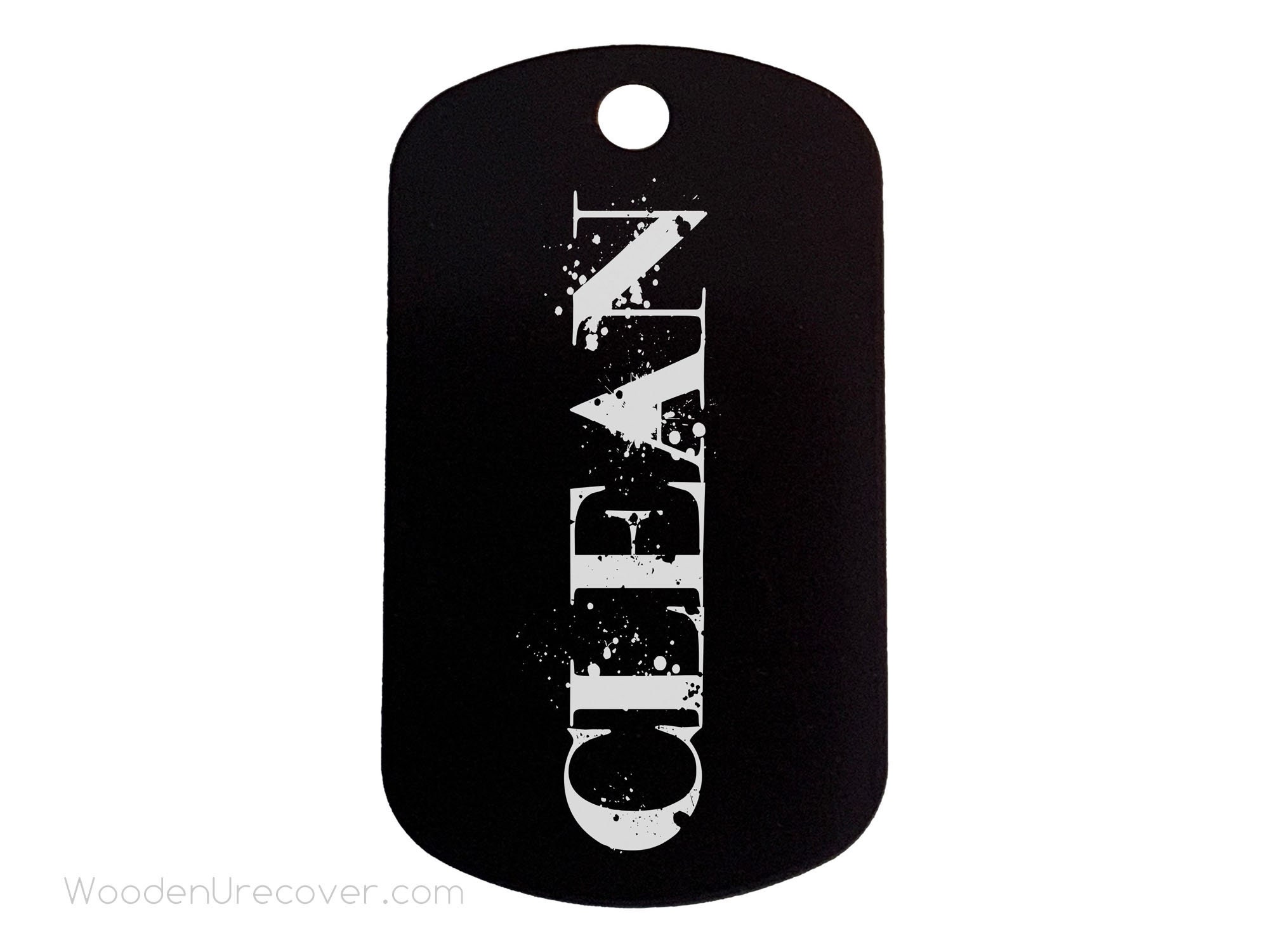 Personalized CLEAN Dog Tag for Men and Women in Narcotics - Etsy