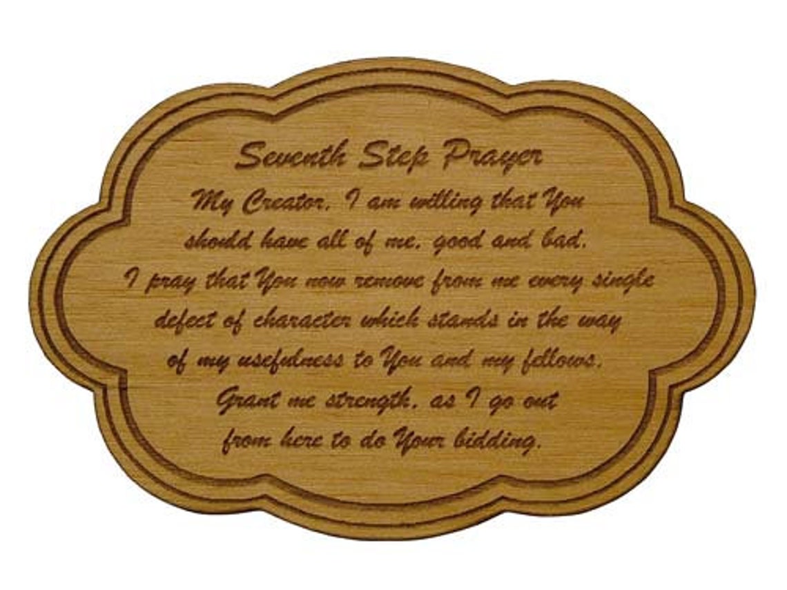 Seventh Step Prayer Refrigerator Magnet 12 Step Recovery | Etsy