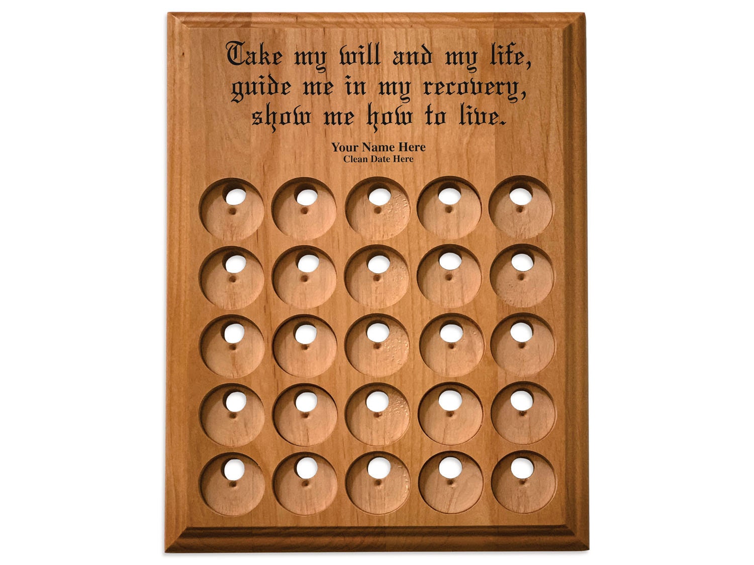 Home & Living Home Décor Personalized 20 Coin Display Laser Engraved ...