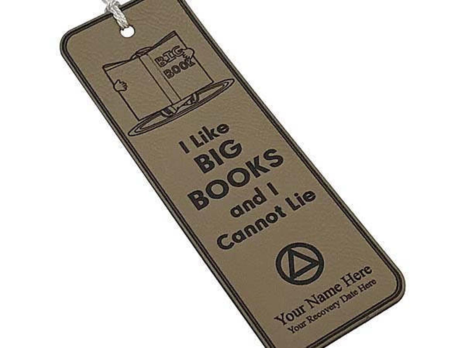 Personalized AA Bookmark Alcoholics Anonymous i Like - Etsy