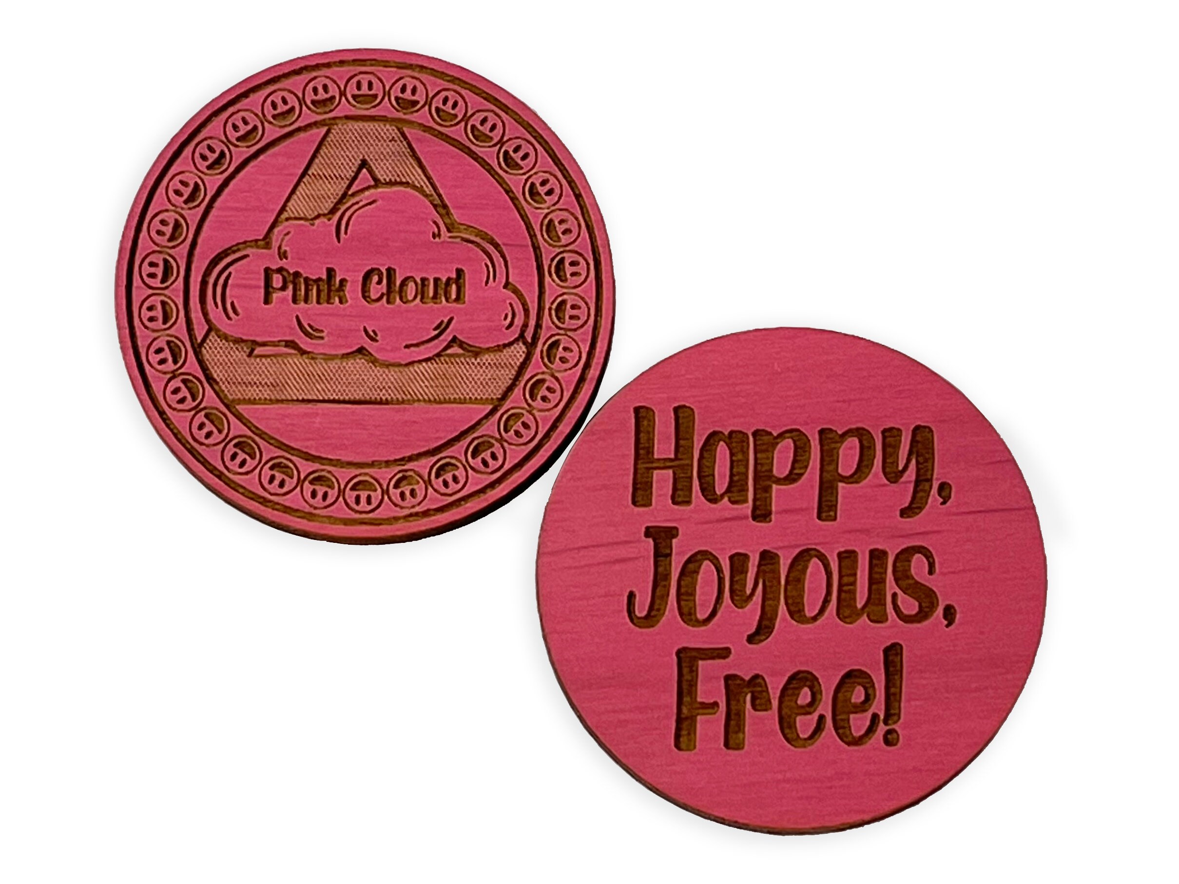 Pink Cloud Chips AA Alcoholics Anonymous Funny Gift Double | Etsy