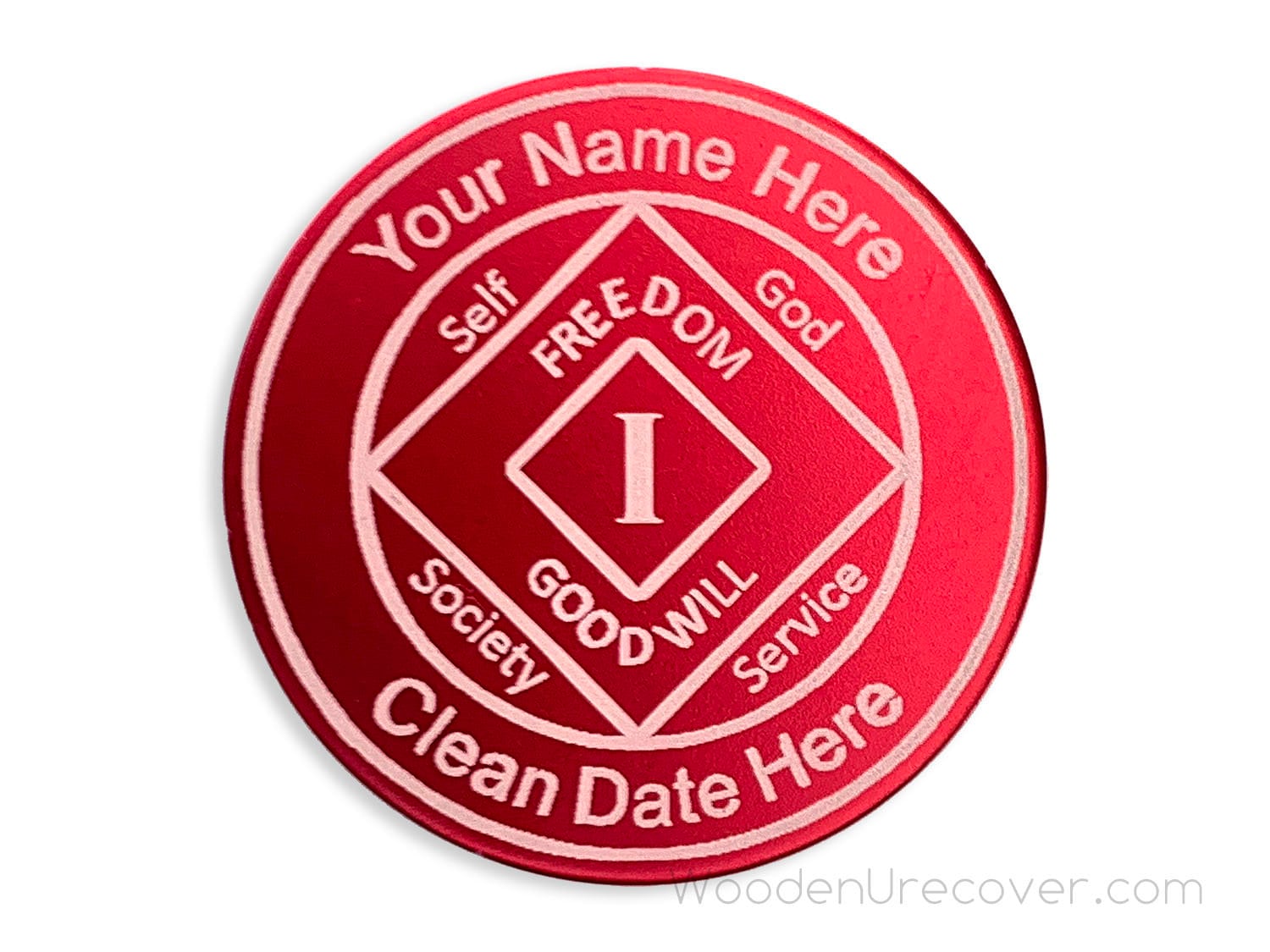 Personalized NA Anniversary Token Narcotics Anonymous | Etsy