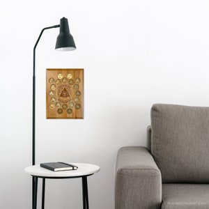 20 Space AA Medallion Holder, Personalized Recovery Coin Display Plaque ...