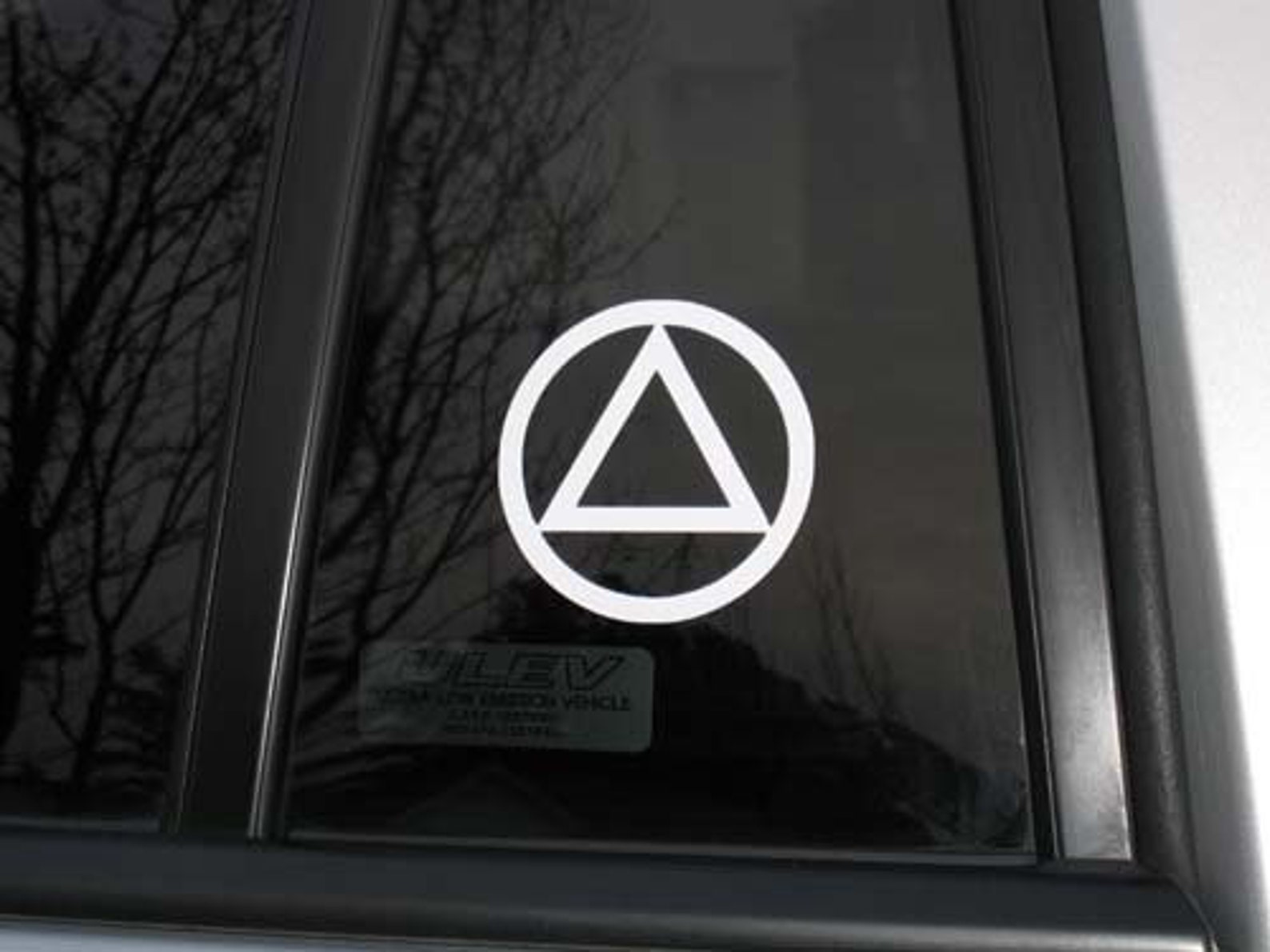 AA Circle & Triangle Vinyl Decal Vehicle Lettering for - Etsy