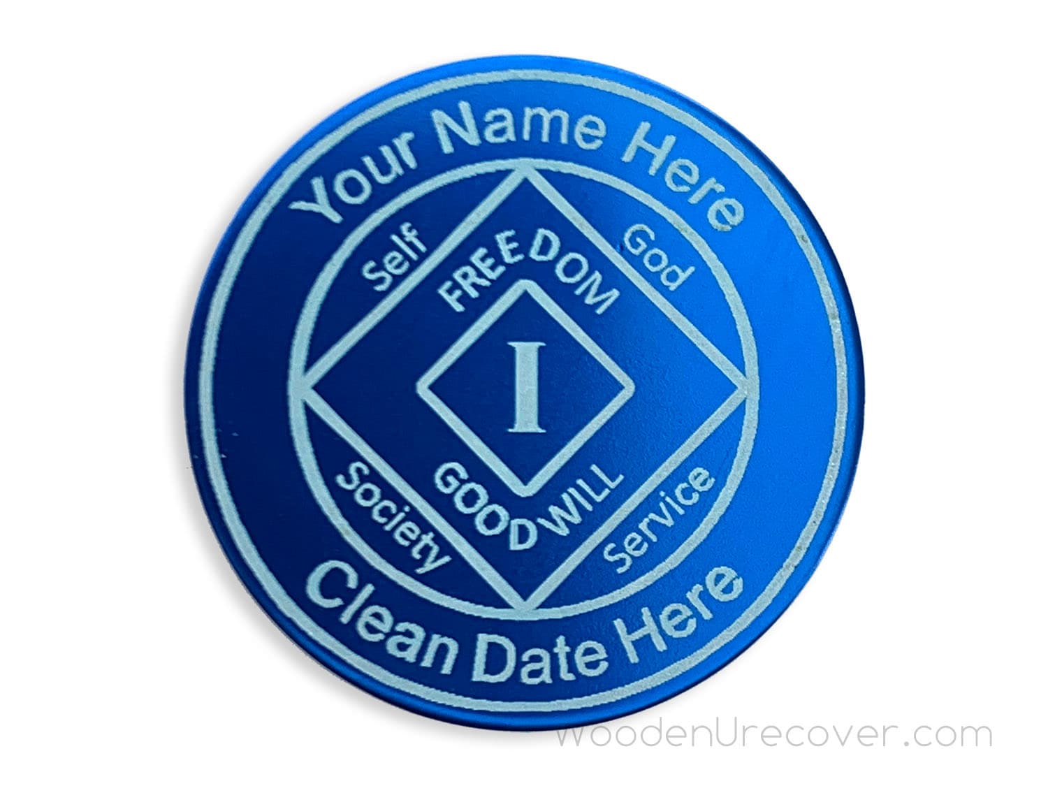 Personalized NA Anniversary Token Narcotics Anonymous | Etsy