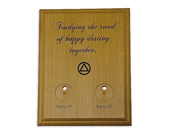 Recovery Token Display 25 Coin Holder Personalized W/just for - Etsy