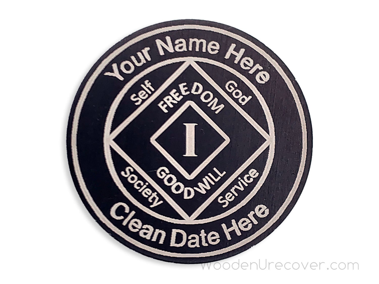 Personalized NA Anniversary Token Narcotics Anonymous | Etsy