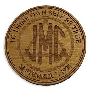 AA Medallion, Alcoholics Anonymous Monogram Token, Personalized ...