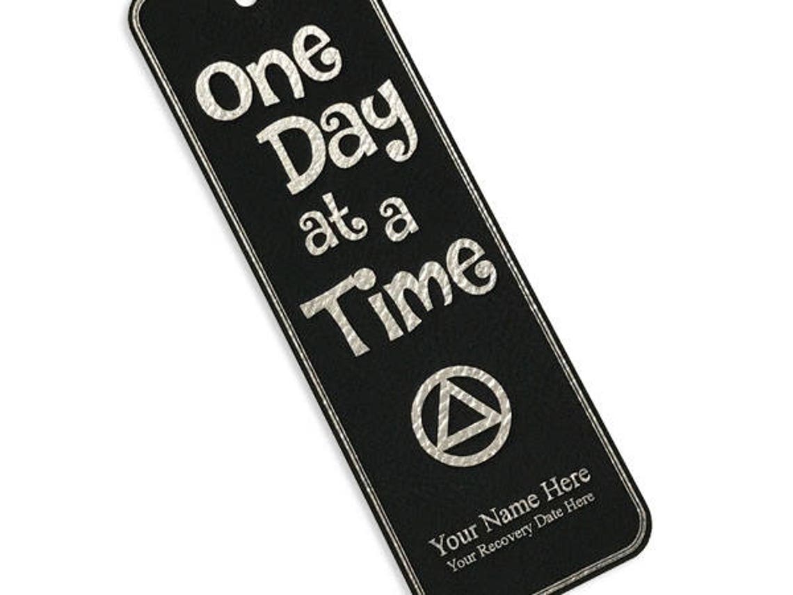 Personalized AA Bookmark Alcoholics Anonymous Big Book | Etsy