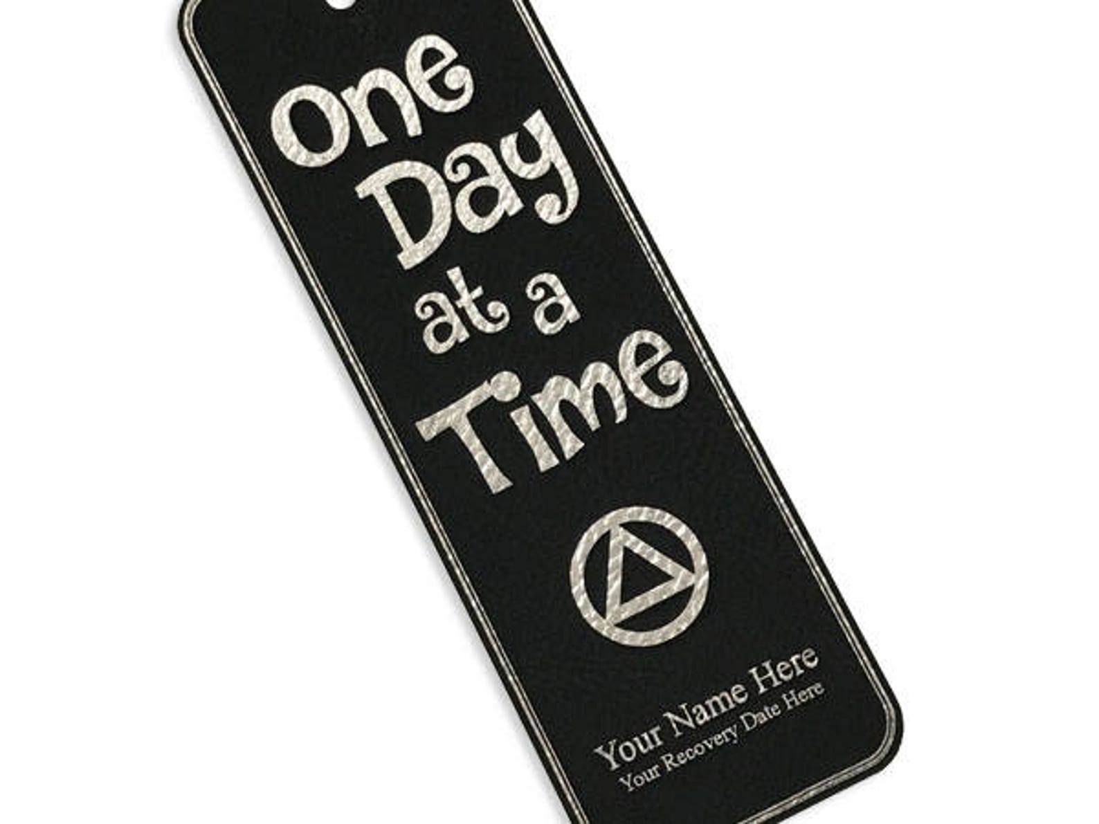 Personalized AA Bookmark - Alcoholics Anonymous Big Book Book-marks ...