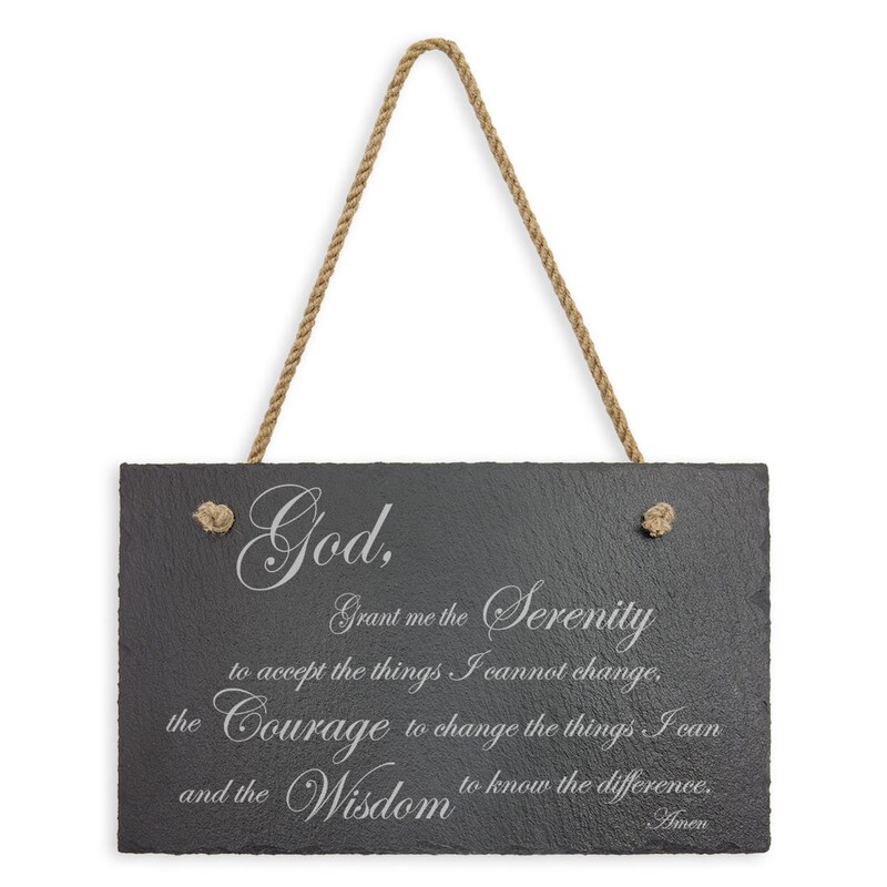 Serenity Sign - Etsy