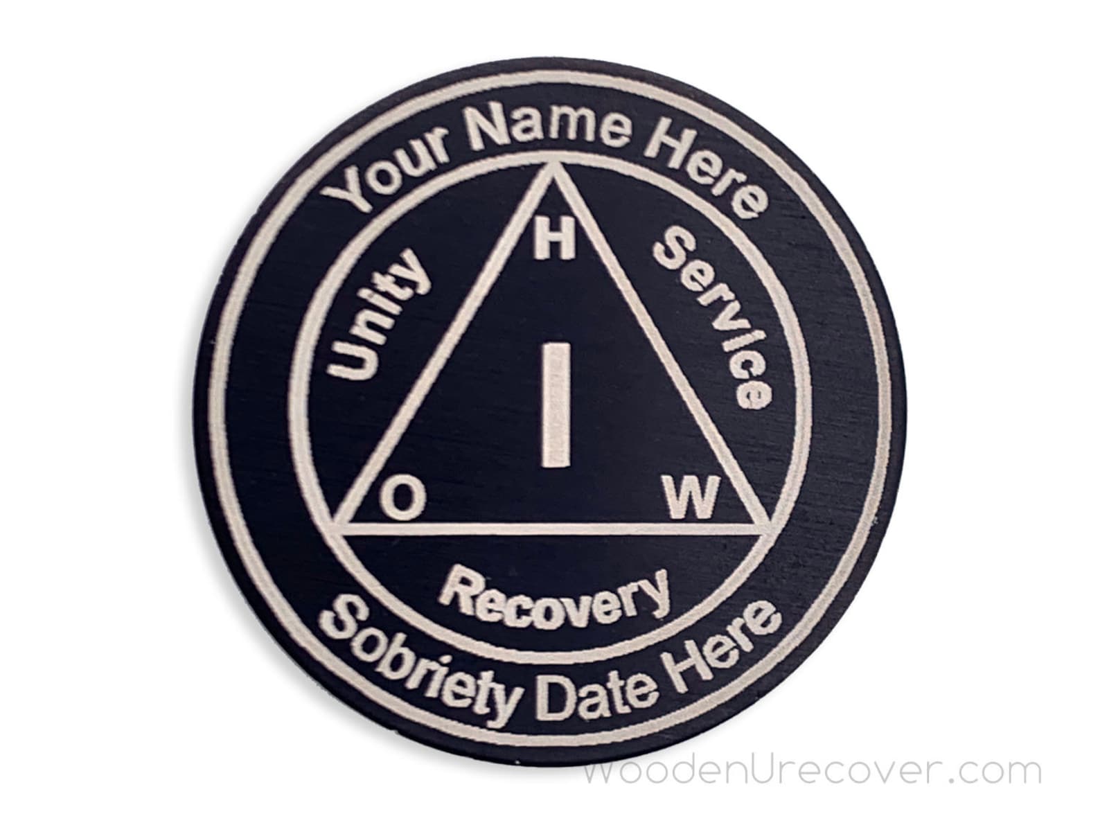 Personalized AA Anniversary Token Alcoholics Anonymous | Etsy