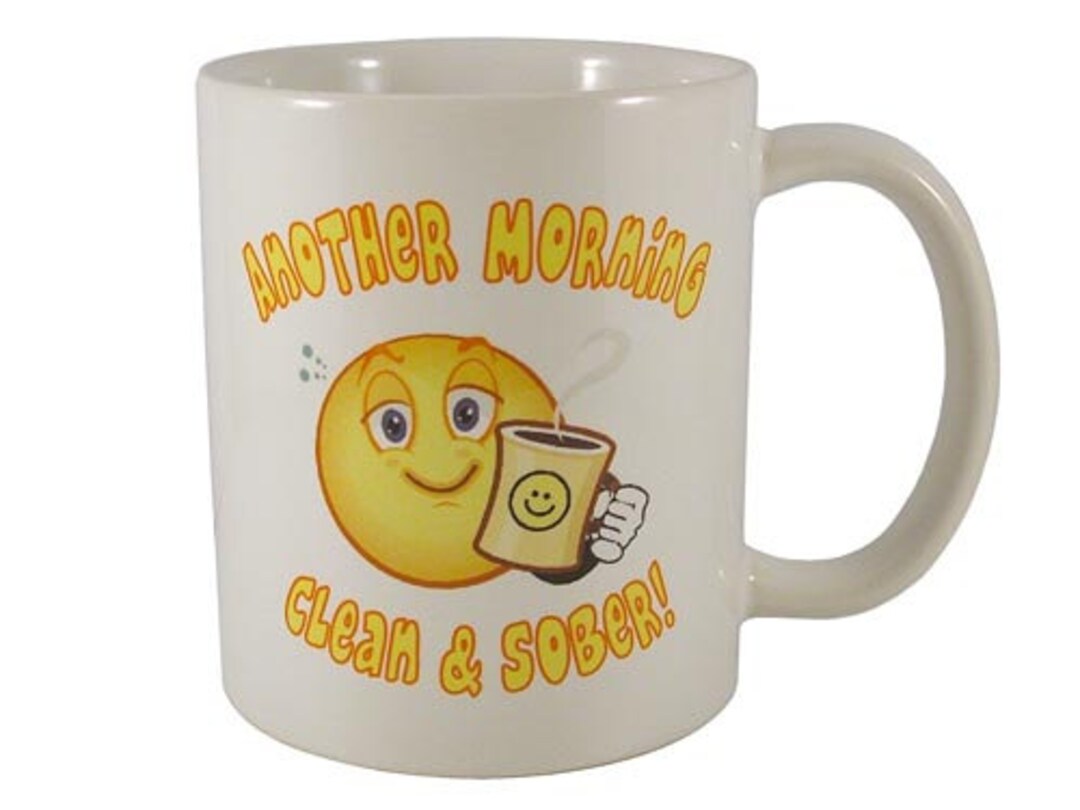 Another Morning Clean and Sober Personalized Coffee Cup 12 - Etsy
