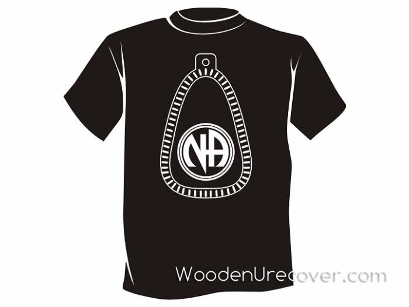 NA Key Fob T-shirt, Narcotics Anonymous Key Tag Tee Shirt for Men and ...