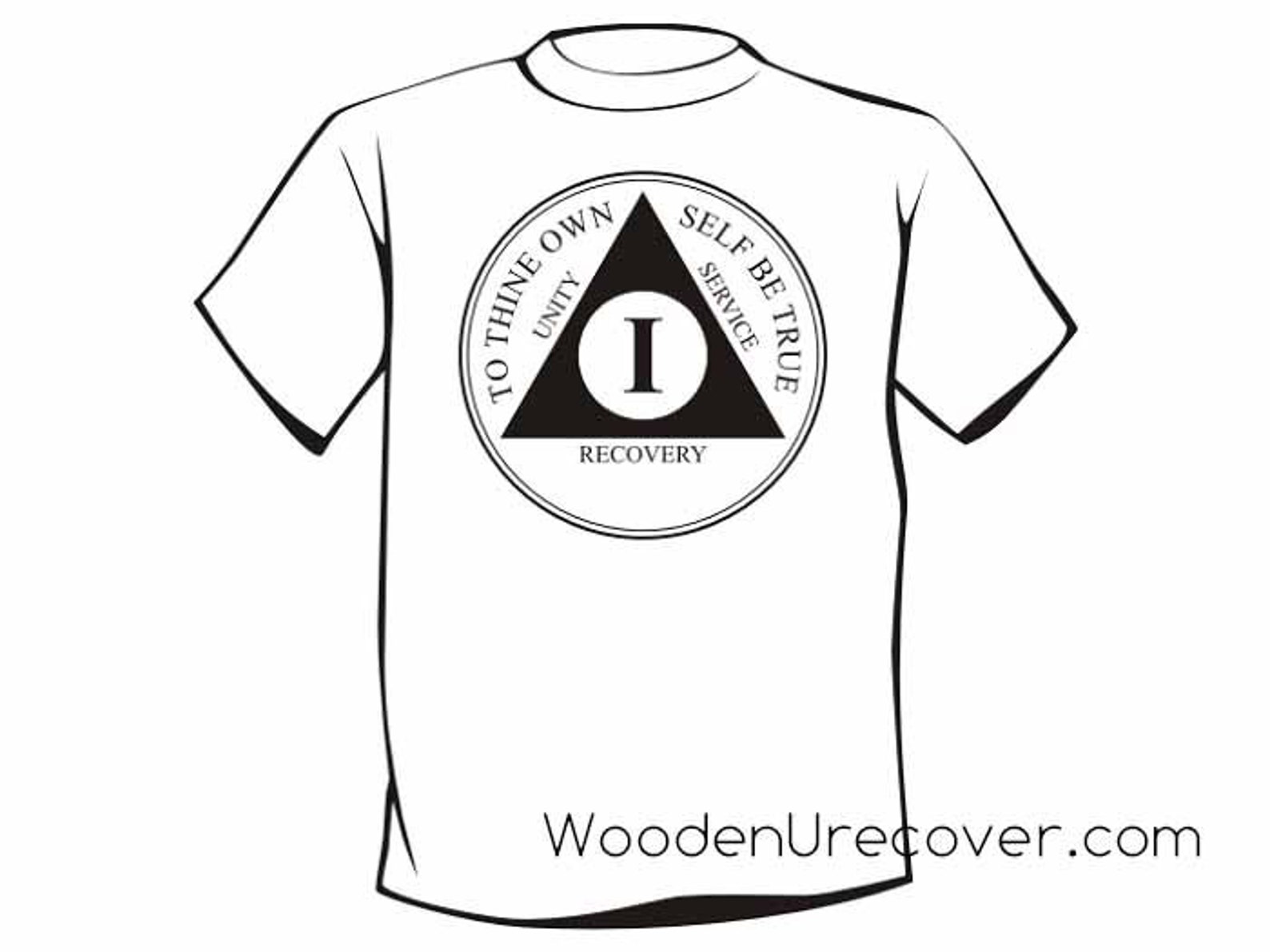 AA Anniversary Medallion T-shirt 2 Sided Sober T-shirt 12 - Etsy