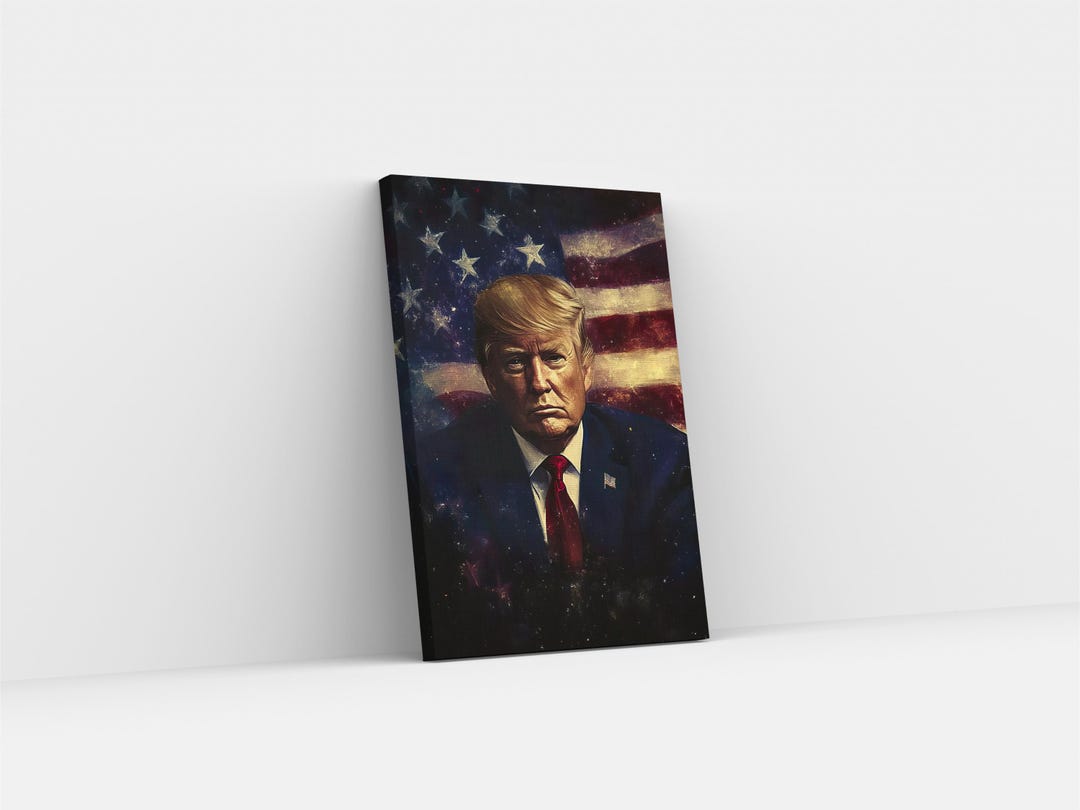 Donald Trump Poster, USA President, Wall Decor, Abstract Wall Art ...