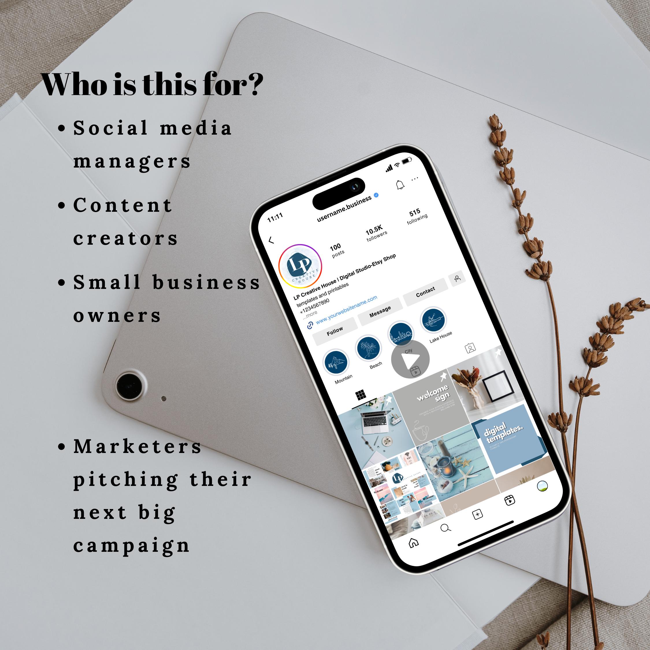 Instagram Scrolling Video Mockup for Social Media Engagement iPhone ...