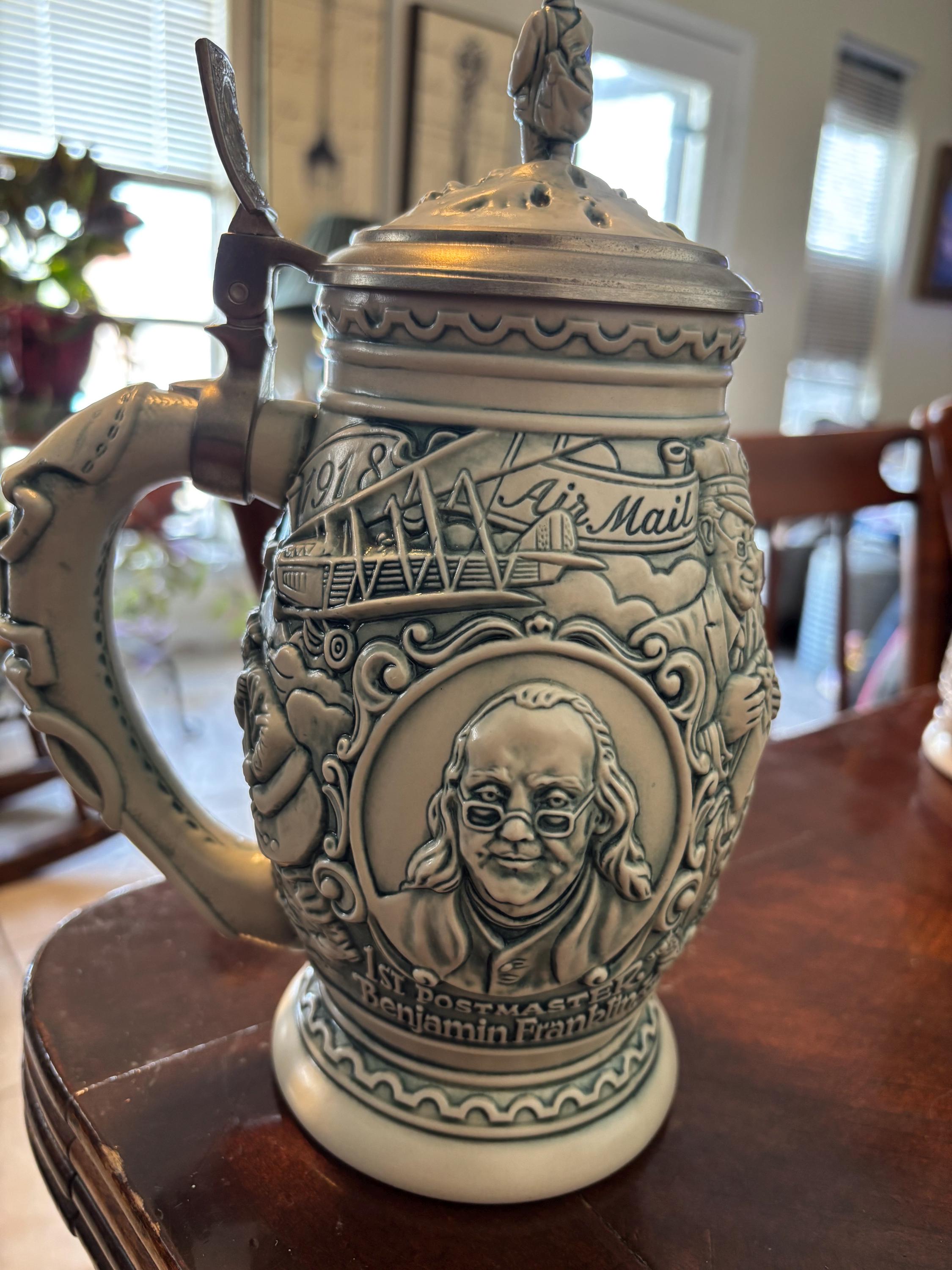 Vintage Beer Stein . Salute to Postal Service. (avon) - Etsy