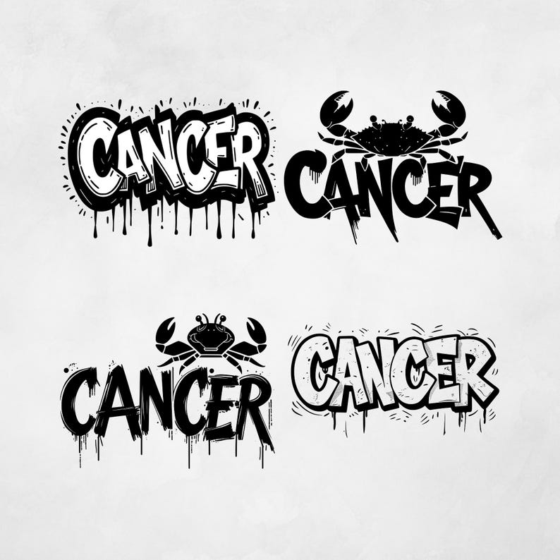 Cancer Svg, Cancer Png, Zodiac Symbols Svg, Zodiac Signs, Zodiac Sign ...