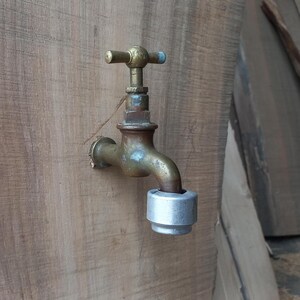 Vintage Brass Water Tap With Diffuser Outdor Spigot Vintage Water ...