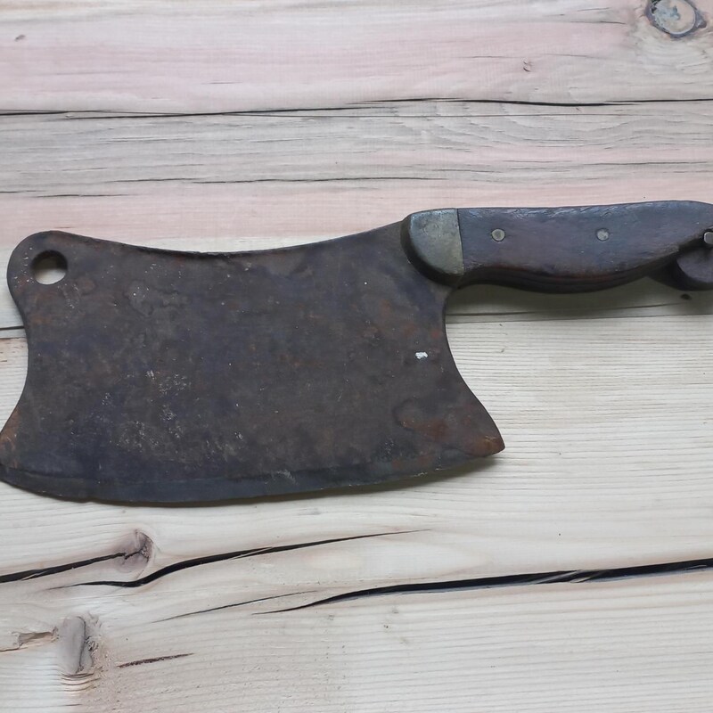 Antique Meat Cleaver - Etsy