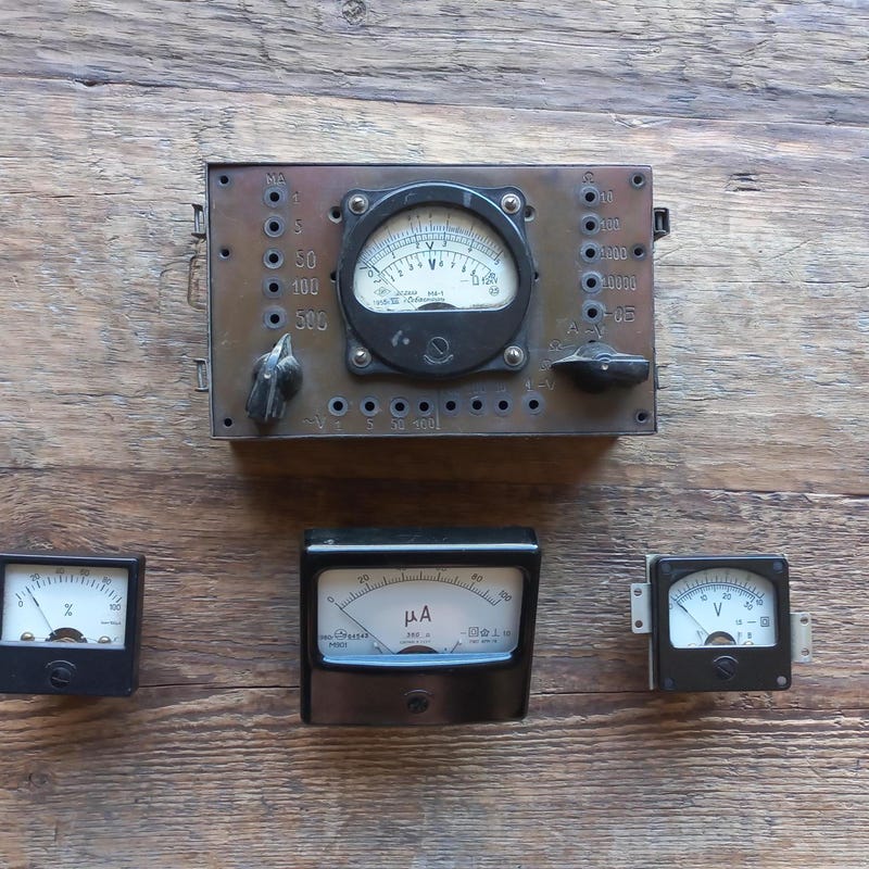 Antique Electrical Meters - Etsy