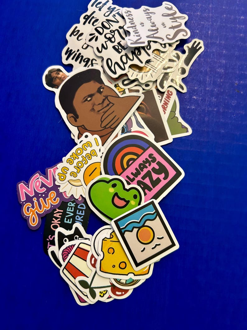20 Funny Memes Motivational Quote Stickers Variety Pack Waterproof ...