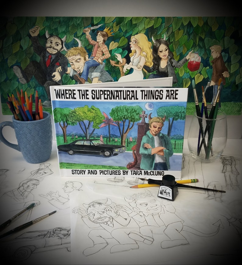 Where the Supernatural Things Are Picture Book for Adults | Etsy