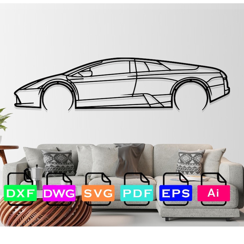 Lamborghini Svg - Etsy
