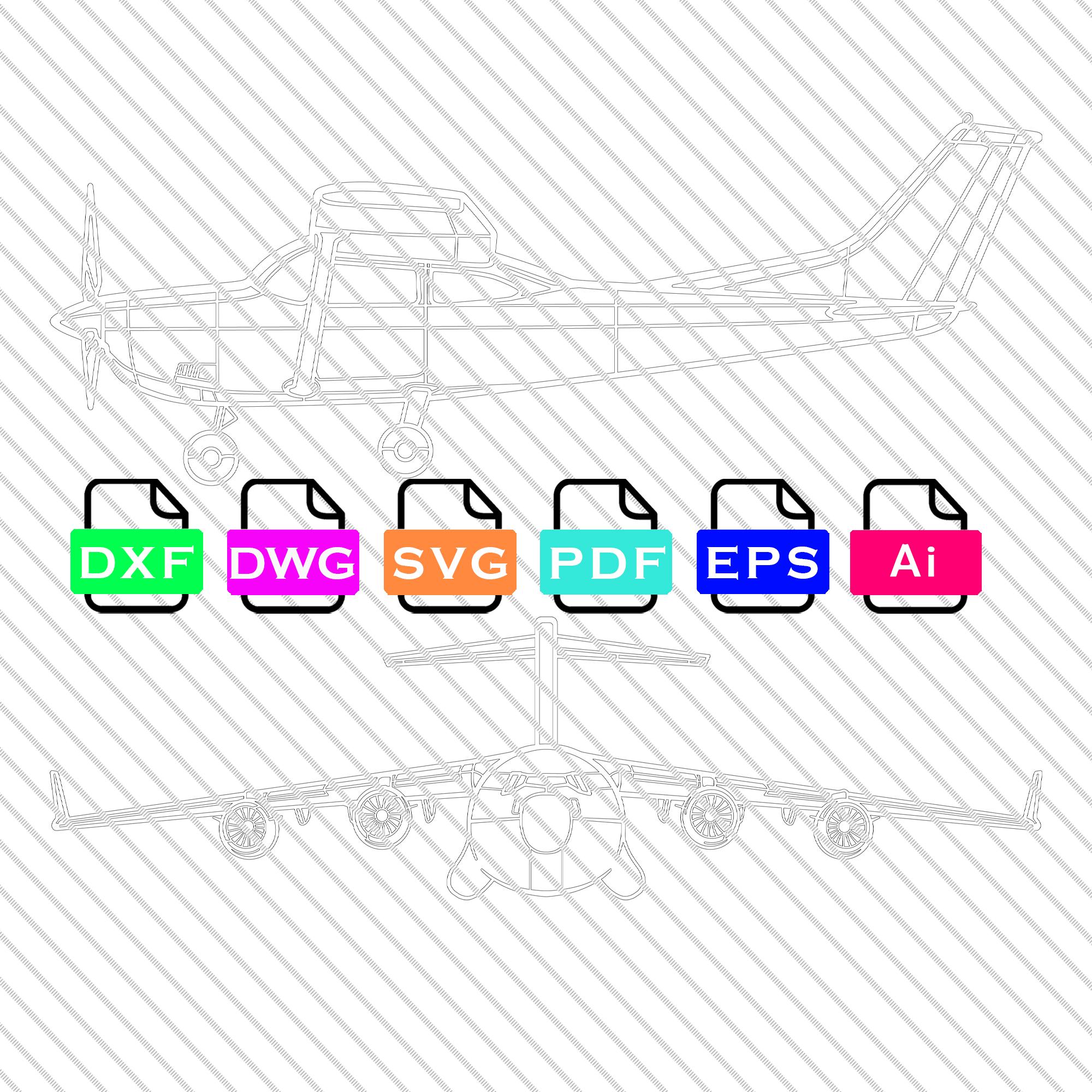 Boeing 757 200 Airplane Laser Cut Dxf Files, Vector Files, Laser ...