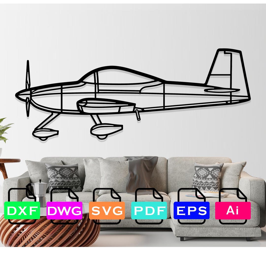 Vans Rv 8A Airplane Laser Cut Dxf Files, Vector Files, Laser Cutting ...