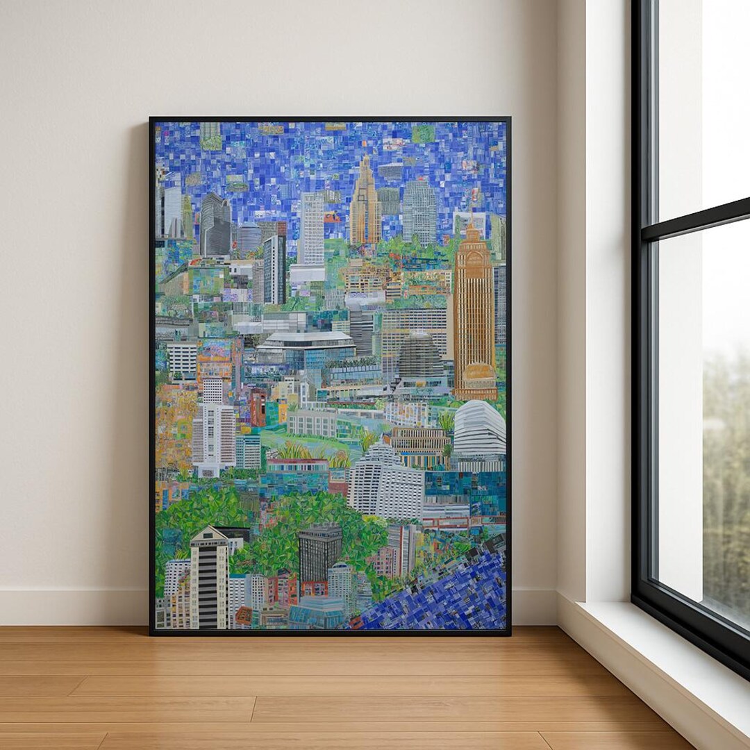 High Resolution Landmark Oil Painting - Etsy