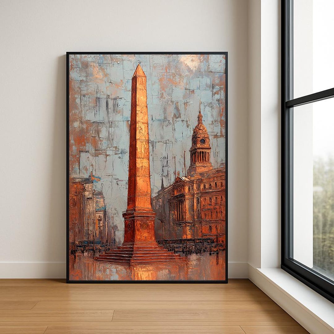 High Resolution Landmark Oil Painting - Etsy