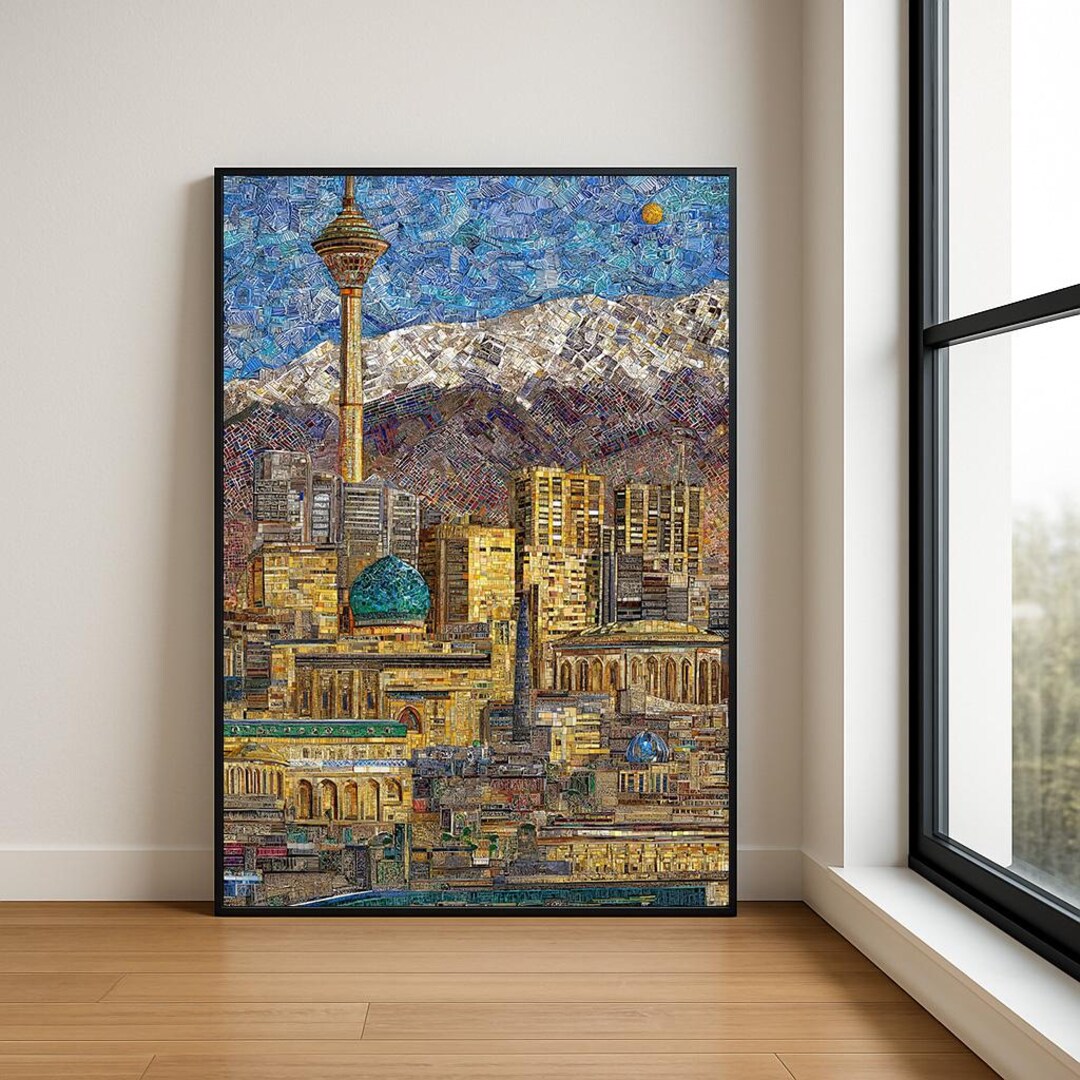 High Resolution Landmark Oil Painting - Etsy