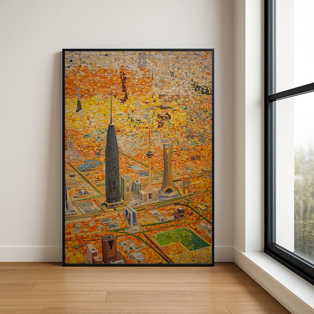 High Resolution Landmark Oil Painting - Etsy
