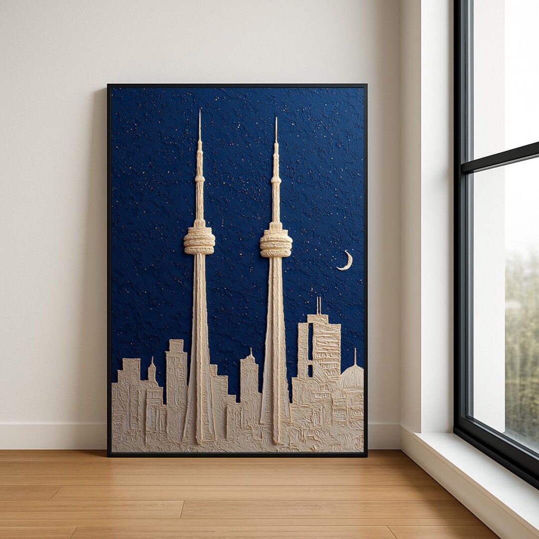 High Resolution Landmark Oil Painting - Etsy