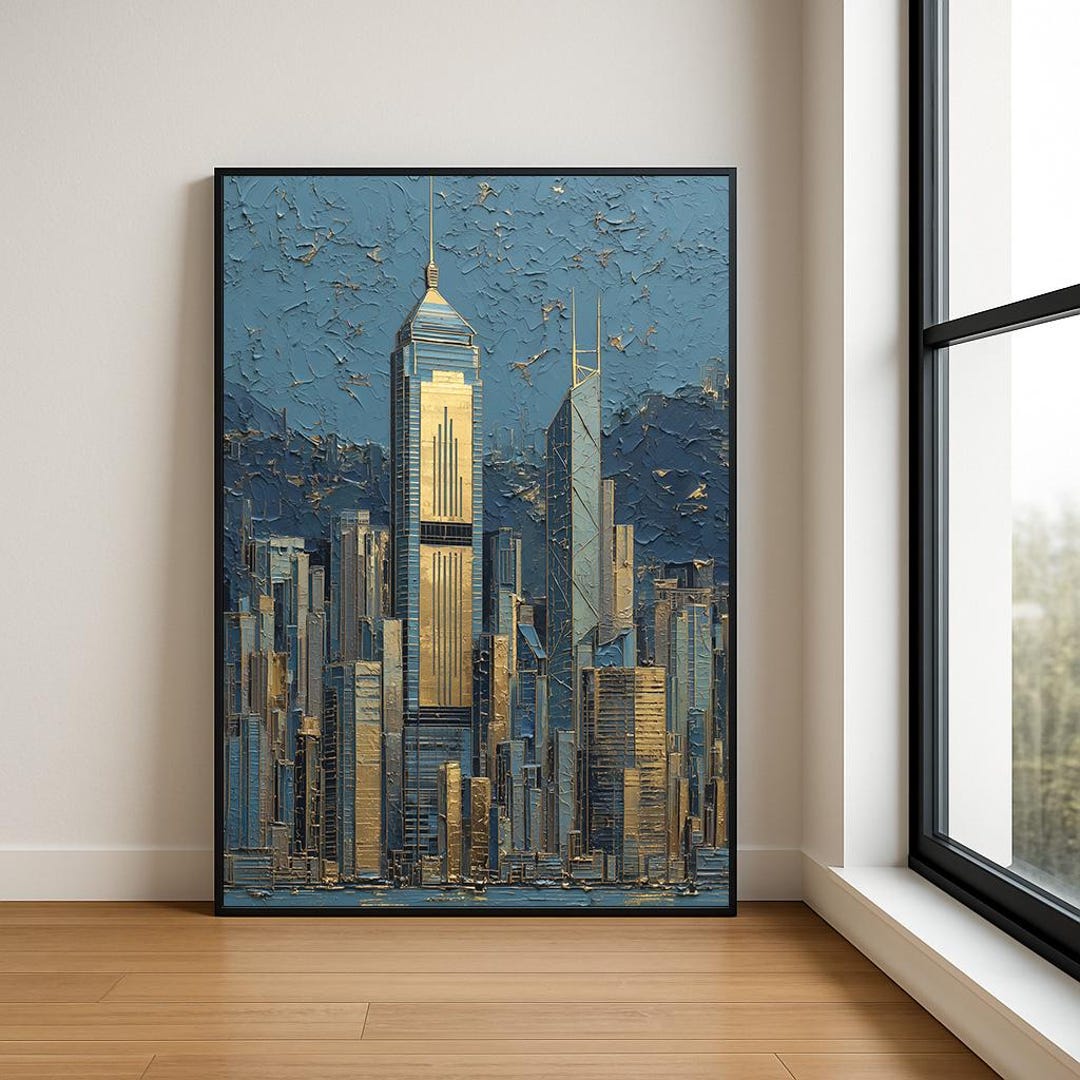 High Resolution Landmark Oil Painting - Etsy