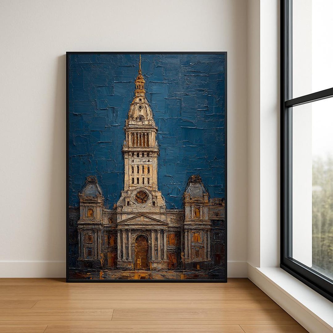 High Resolution Landmark Oil Painting - Etsy