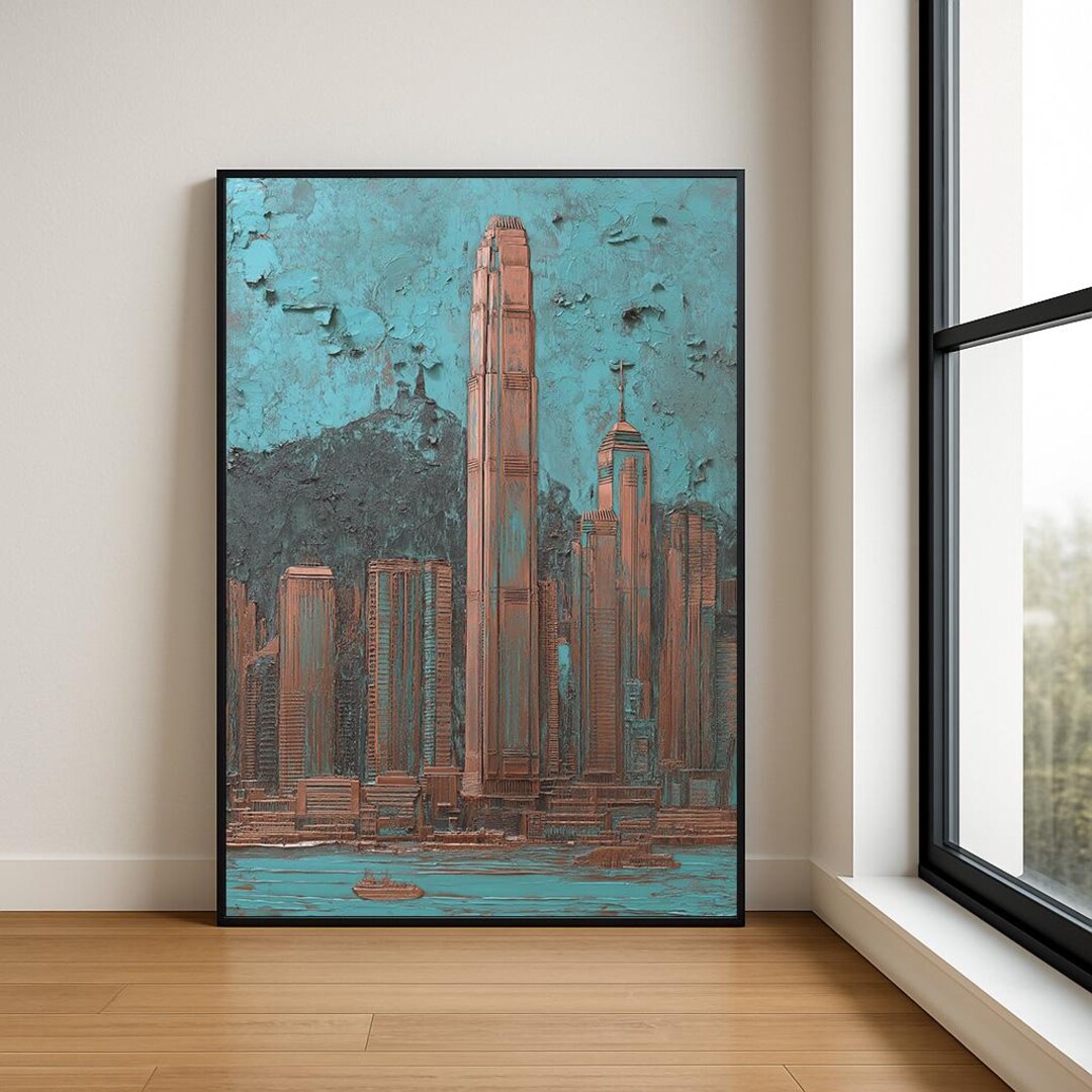 High Resolution Landmark Oil Painting - Etsy