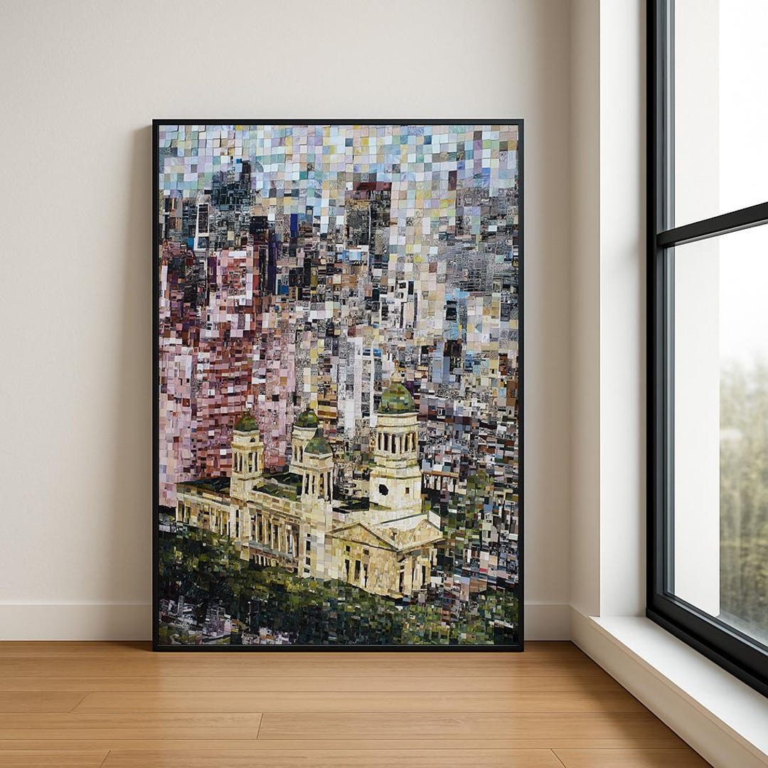 High Resolution Landmark Oil Painting - Etsy