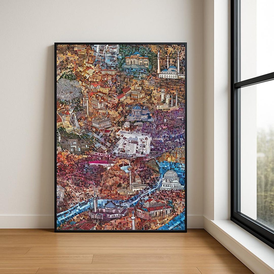 High Resolution Landmark Oil Painting - Etsy