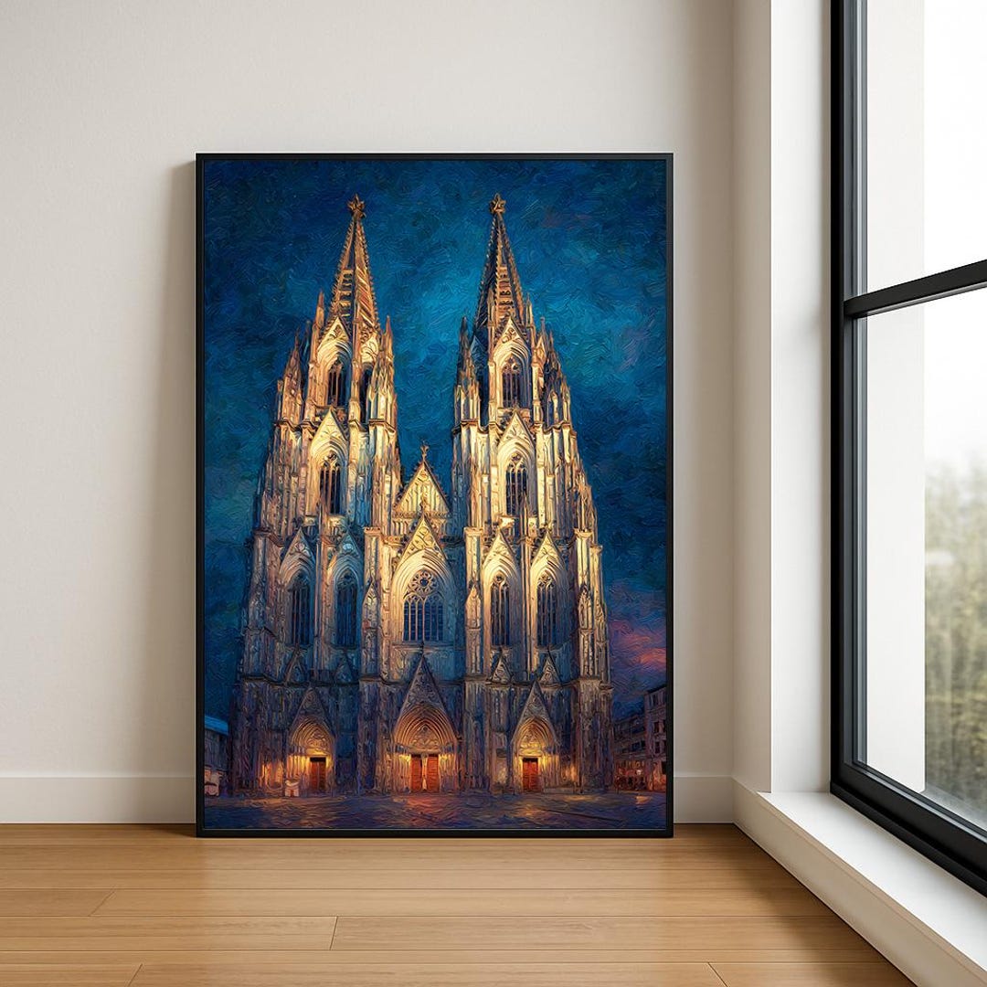 High Resolution Landmark Oil Painting - Etsy