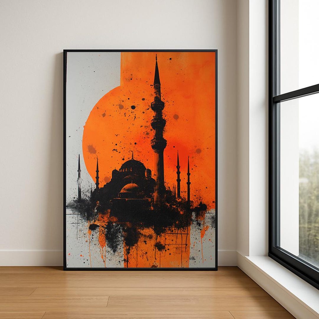 High Resolution Landmark Oil Painting - Etsy