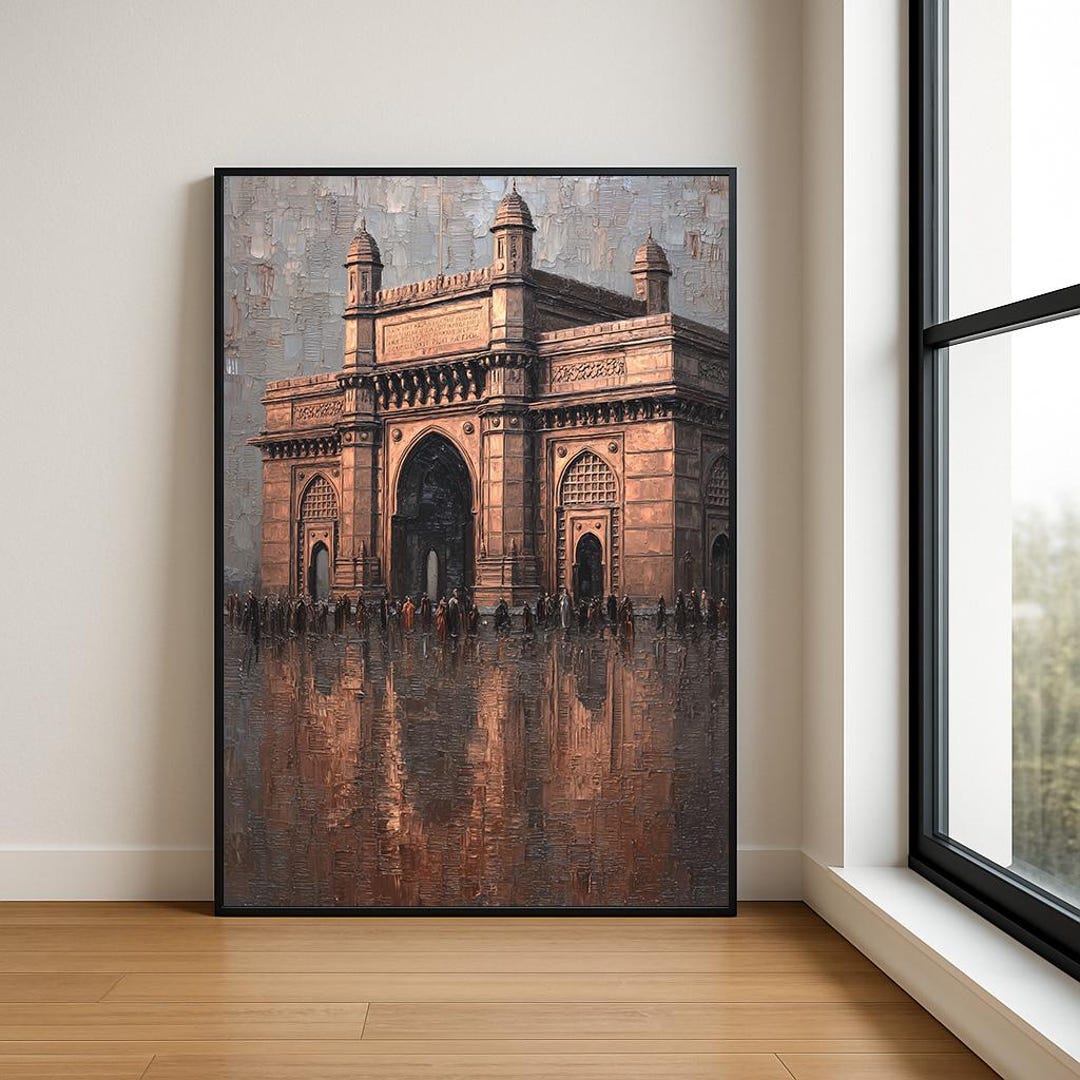 High Resolution Landmark Oil Painting - Etsy