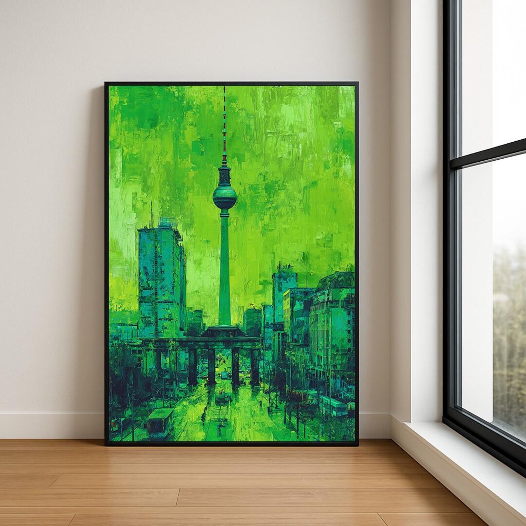 High Resolution Landmark Oil Painting - Etsy