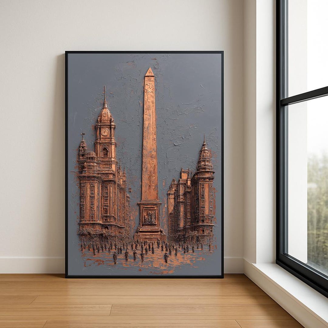 High Resolution Landmark Oil Painting - Etsy