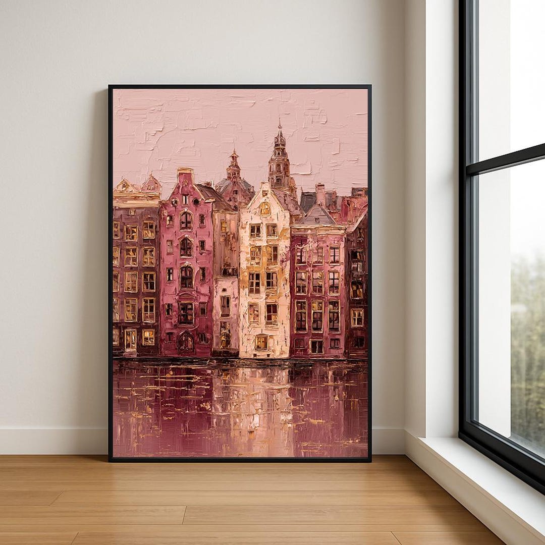 High Resolution Landmark Oil Painting - Etsy